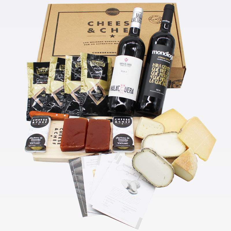 Caja Regalo de Quesos Texturas (grande) | Cheeseandchef.com